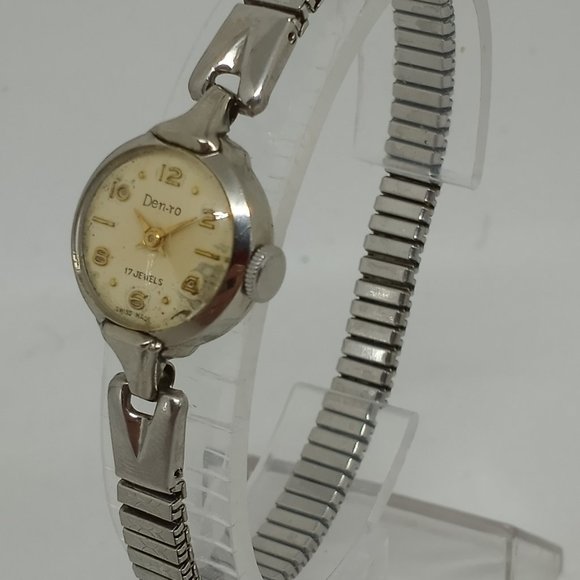 Den-ro | Accessories | Vintage Denro Womens 8mm Swiss Made 17 Jewel ...